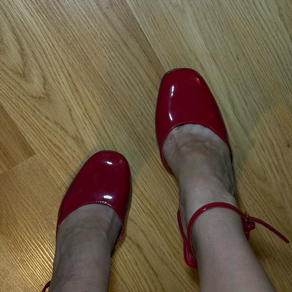 Zara | Shoes | Zara Red Heels With Elegant Design | Poshmark